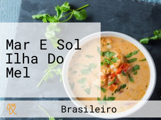 Mar E Sol Ilha Do Mel de Iha do Mel Brasil Carte