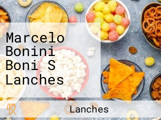 Marcelo Bonini Boni S Lanches aus São José Speisekarte